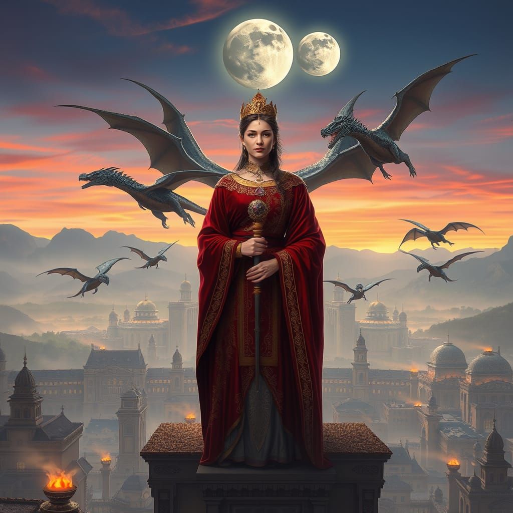 Era of Dragonfire: Tamriel's Imperial City - AI Art