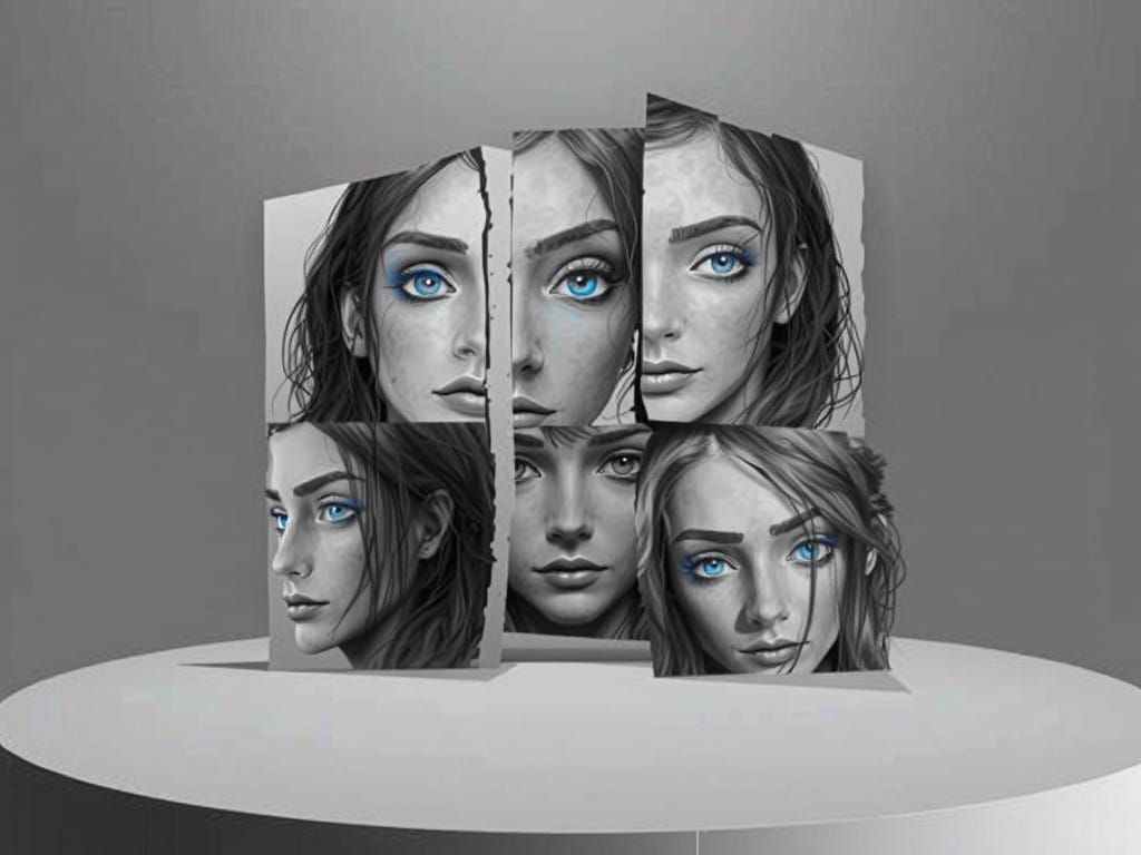 Surreal Portrait of a Melting Figure Under Sunlit ... - AI Art