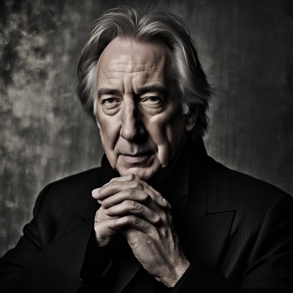 Alan Rickman - AI Generated Artwork - NightCafe Creator