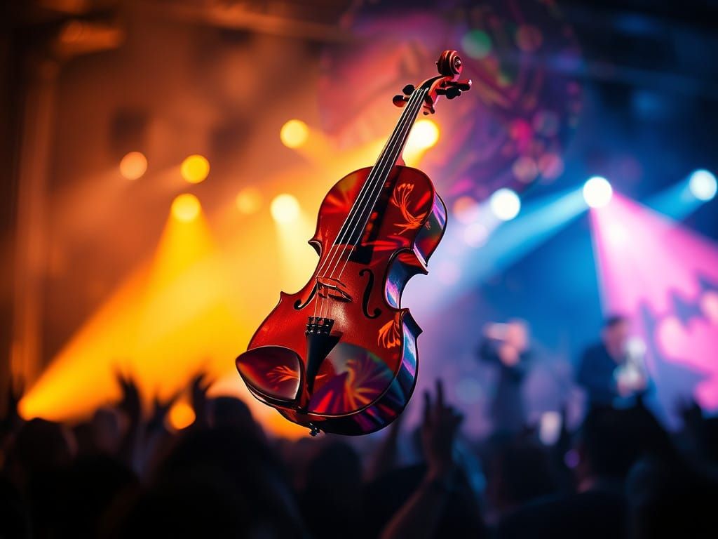 Whimsical Instrument Blends Fantasy and Reality in... - AI Art