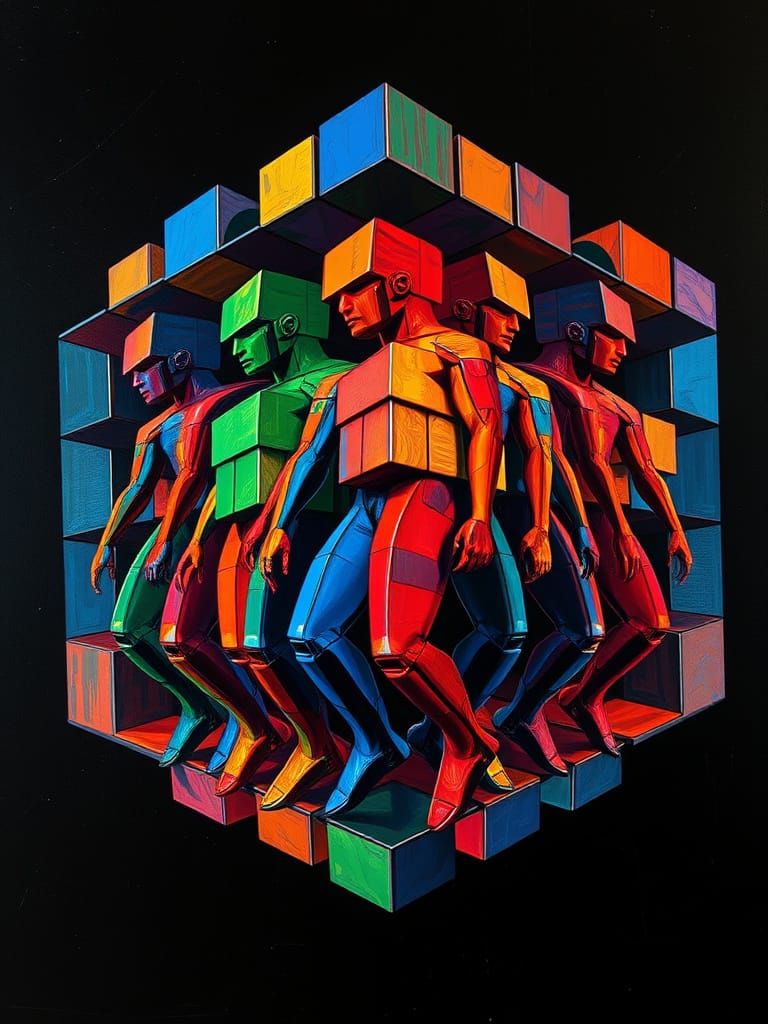 human cubes - human cubes