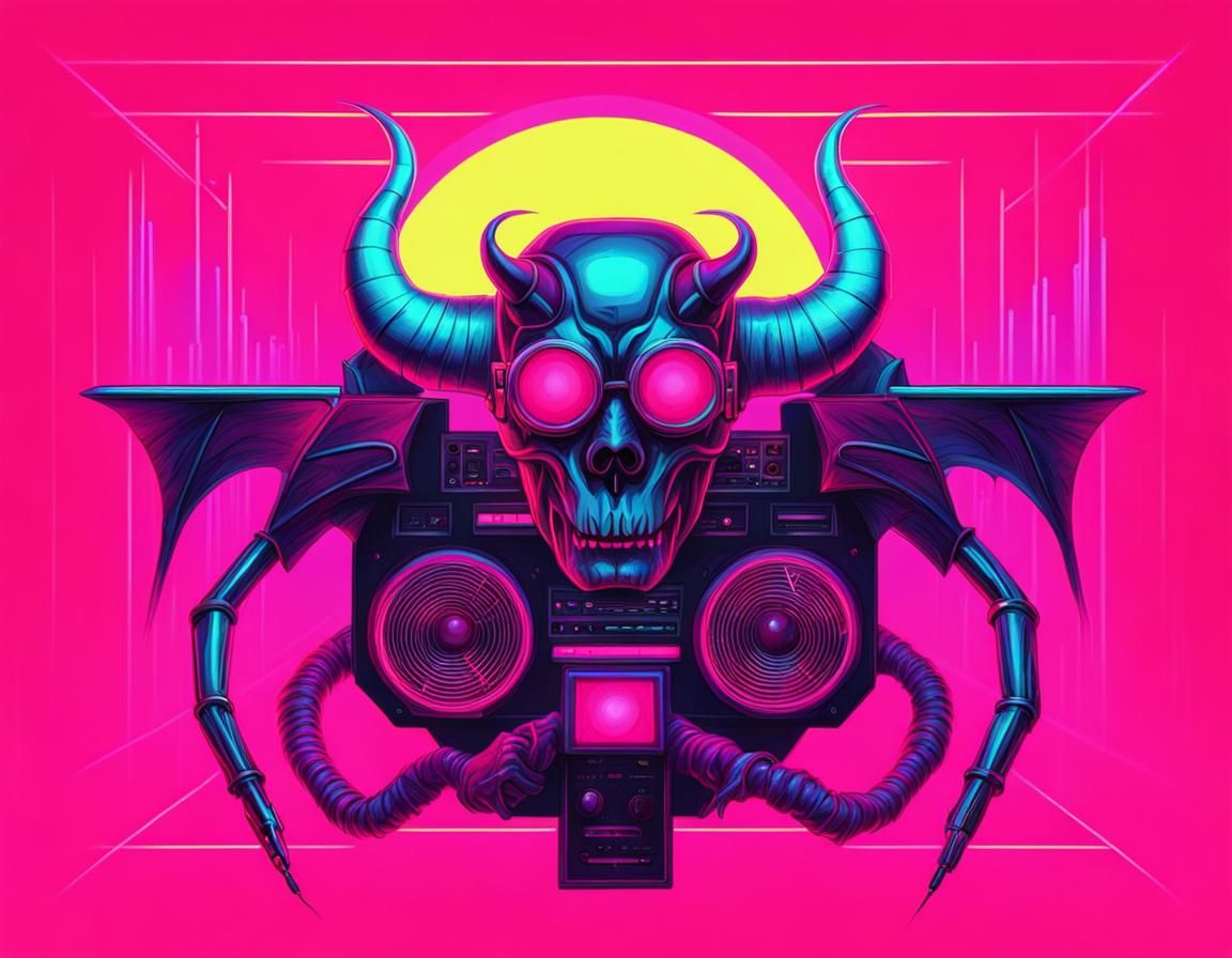 The Devil's Stereo II - AI Generated Artwork - NightCafe Creator