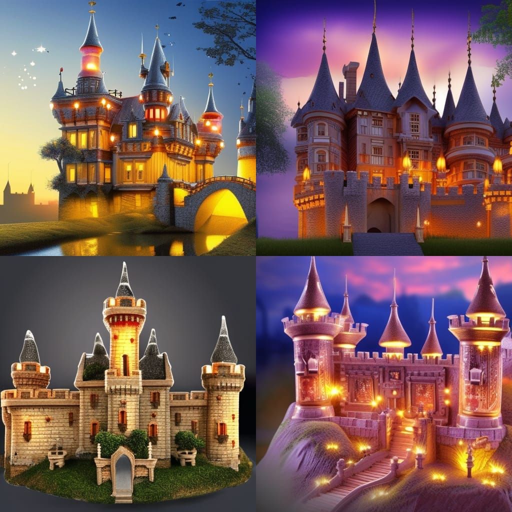 Castle - AI Generated Artwork - NightCafe Creator