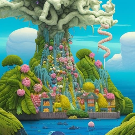 Alien Eden - AI Generated Artwork - NightCafe Creator