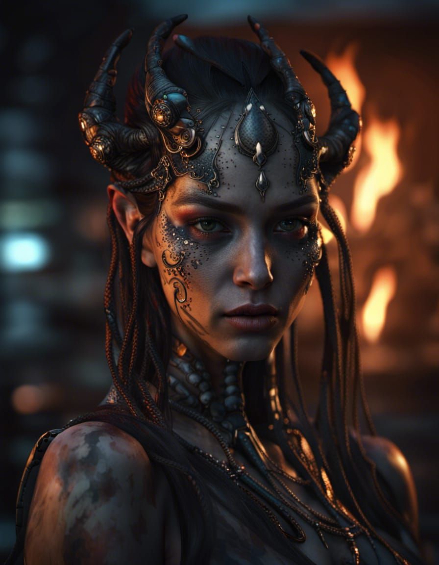 She-Beast From Hell: Comic Series - AI Generated Artwork - NightCafe ...