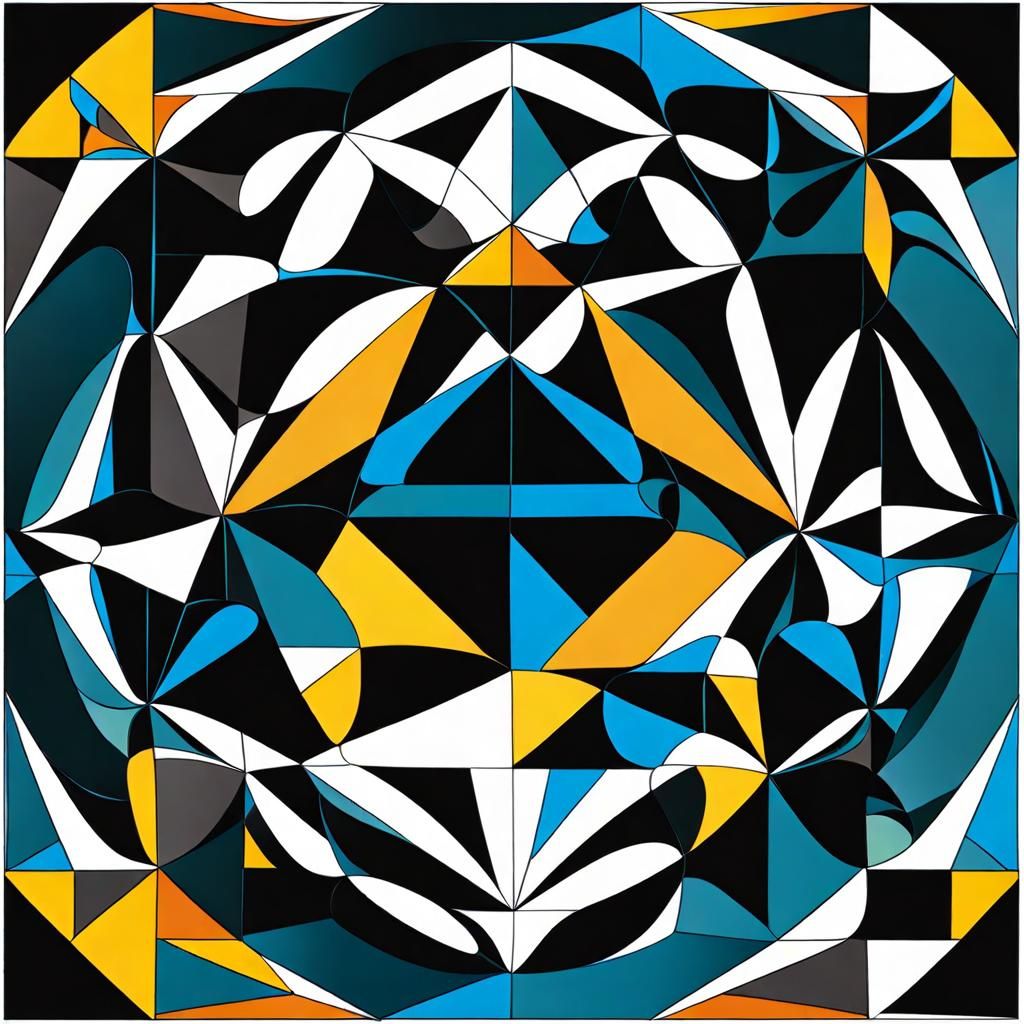 Non-Euclidean geometry art - AI Generated Artwork - NightCafe Creator