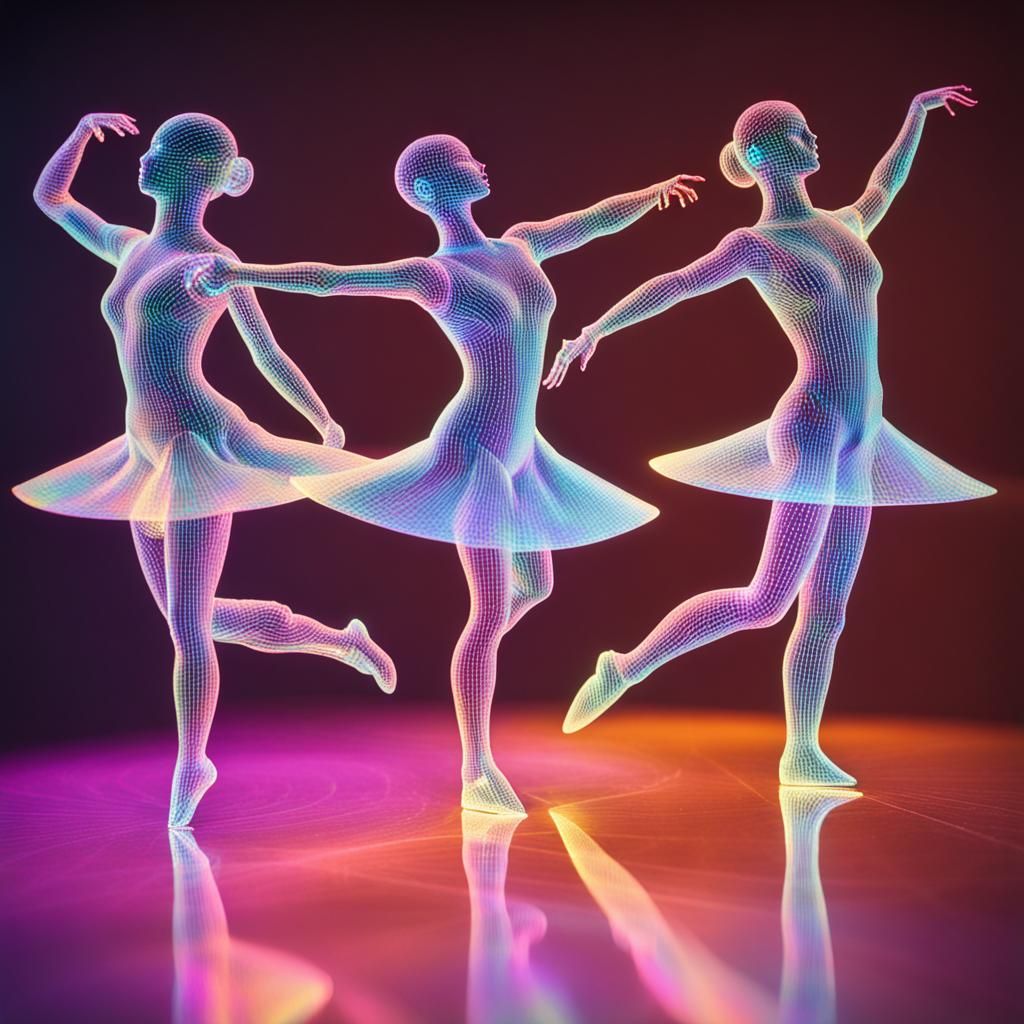 A virtual ballet - AI Generated Artwork - NightCafe Creator