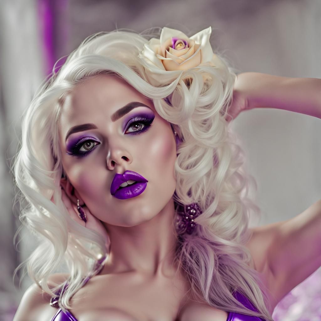 Pandora 💜 Blonde Bombshell - AI Generated Artwork - NightCafe Creator