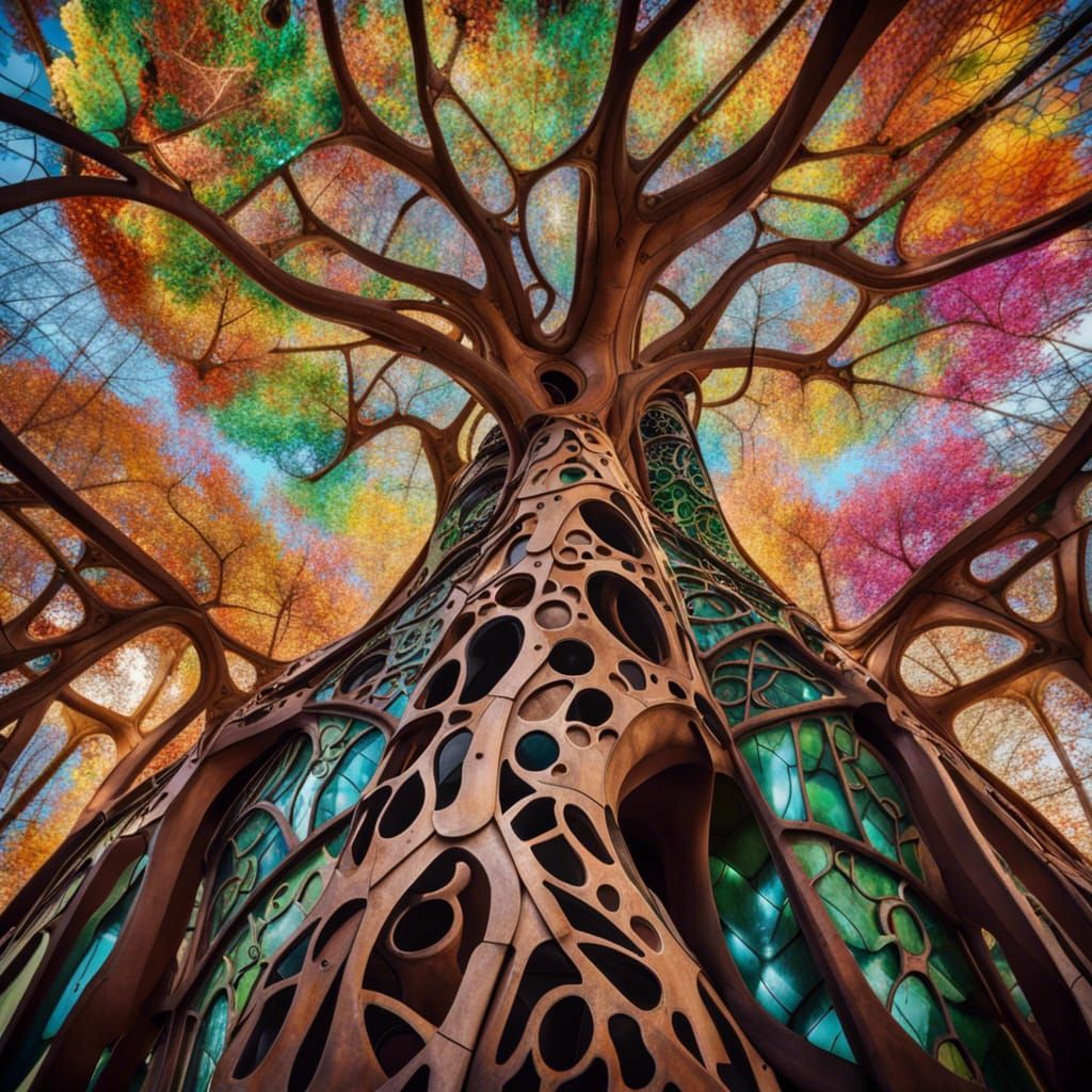 Tree house - AI Generated Artwork - NightCafe Creator