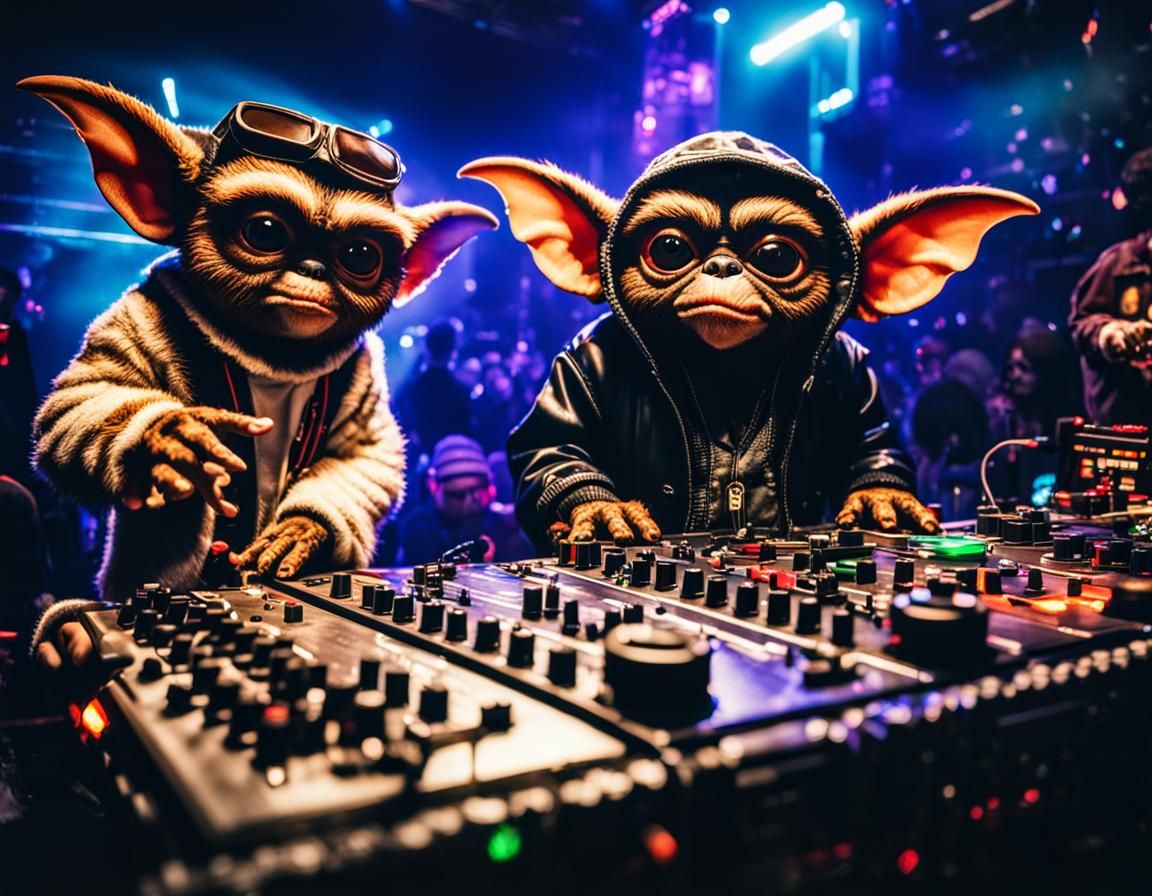 Gremlin rave - AI Generated Artwork - NightCafe Creator