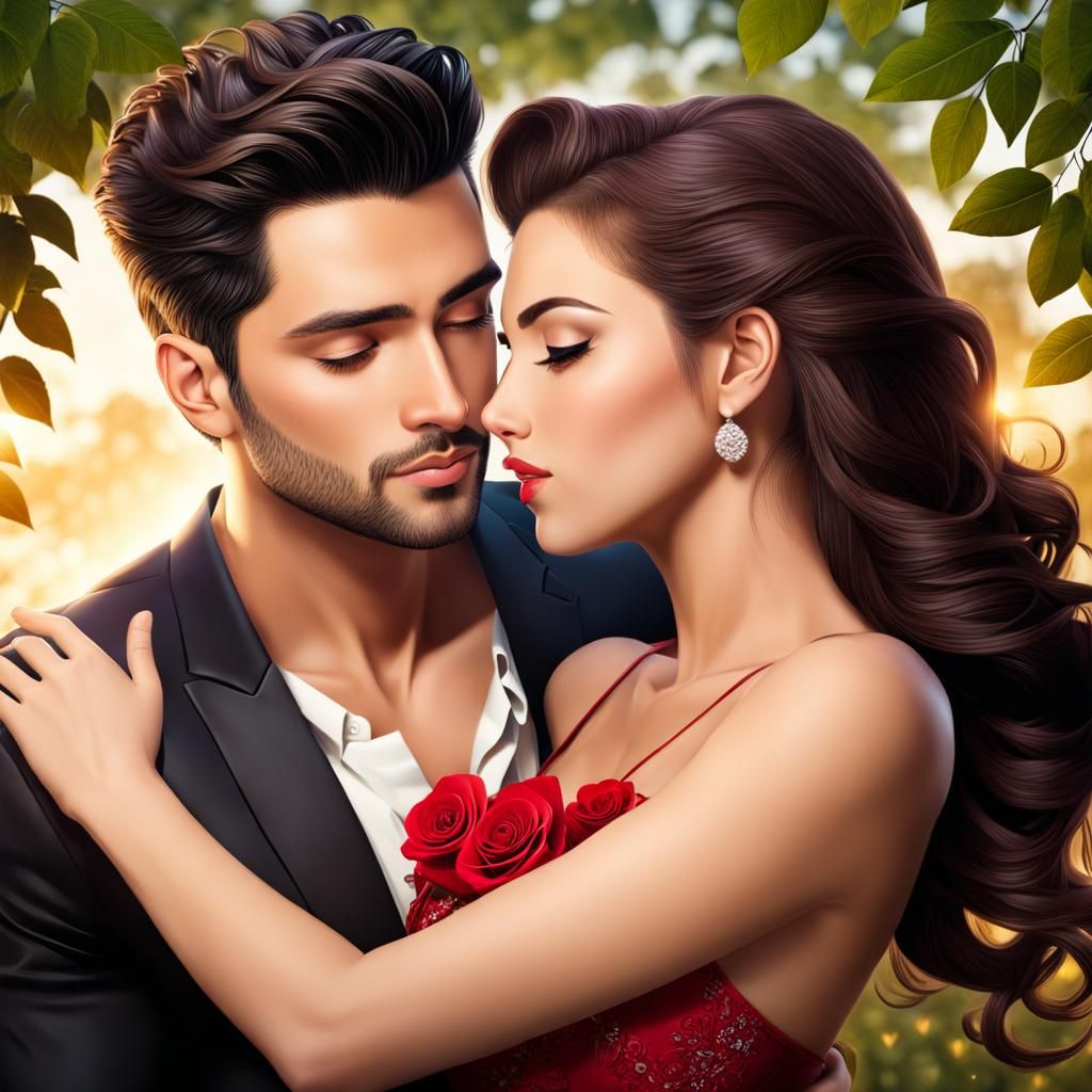 falling in love 05 - AI Generated Artwork - NightCafe Creator