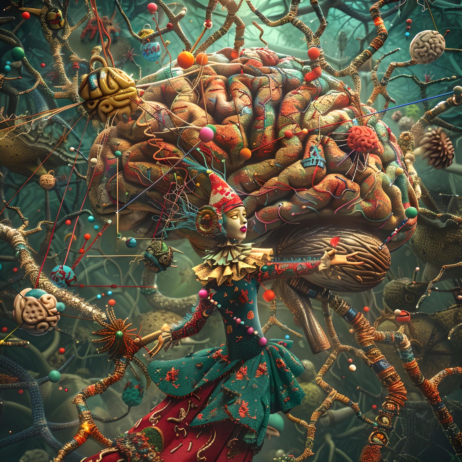 The Mental Marionette - puppeteered by overanalysis - AI Generated ...