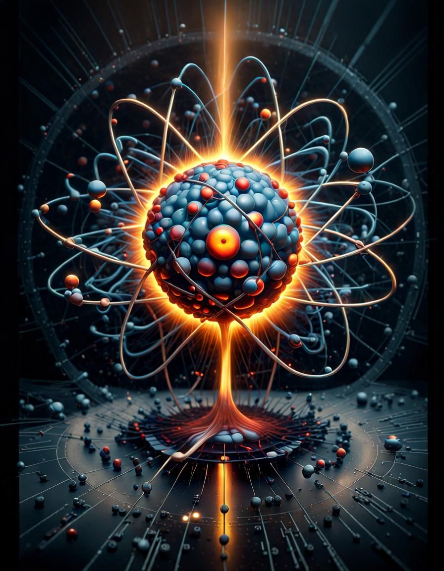 Atomic computation - AI Generated Artwork - NightCafe Creator