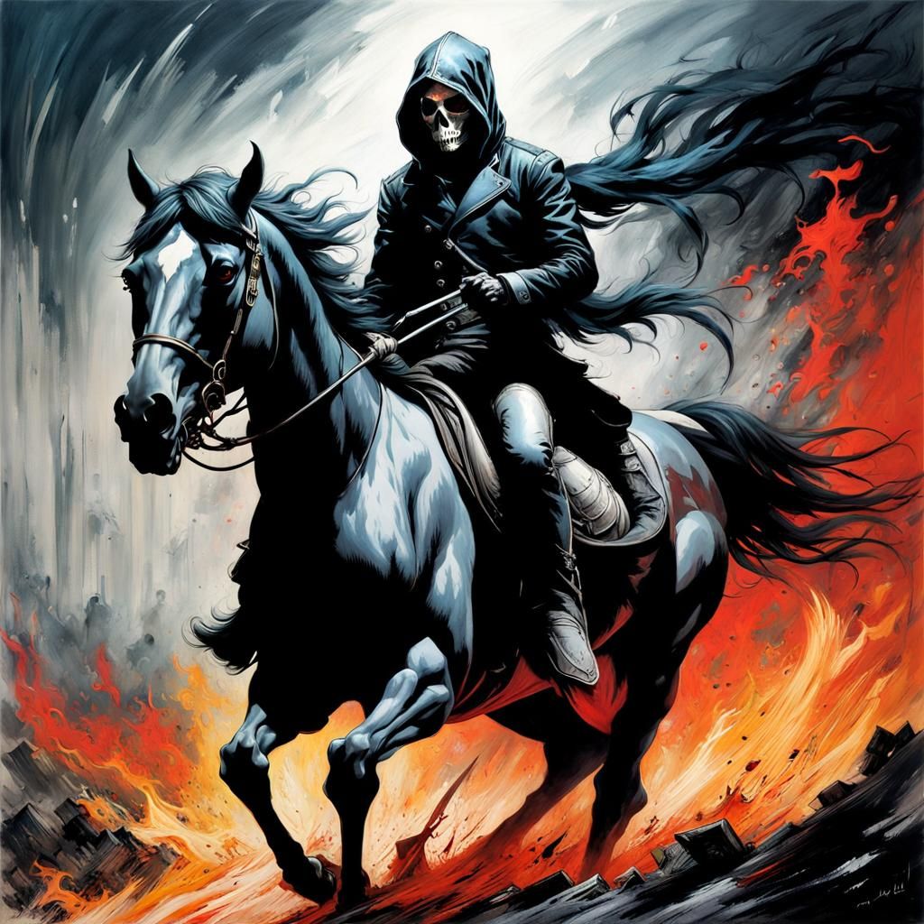 Ghost Rider - AI Generated Artwork - NightCafe Creator