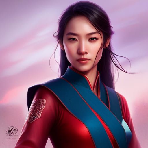Princess Mulan - AI Generated Artwork - NightCafe Creator