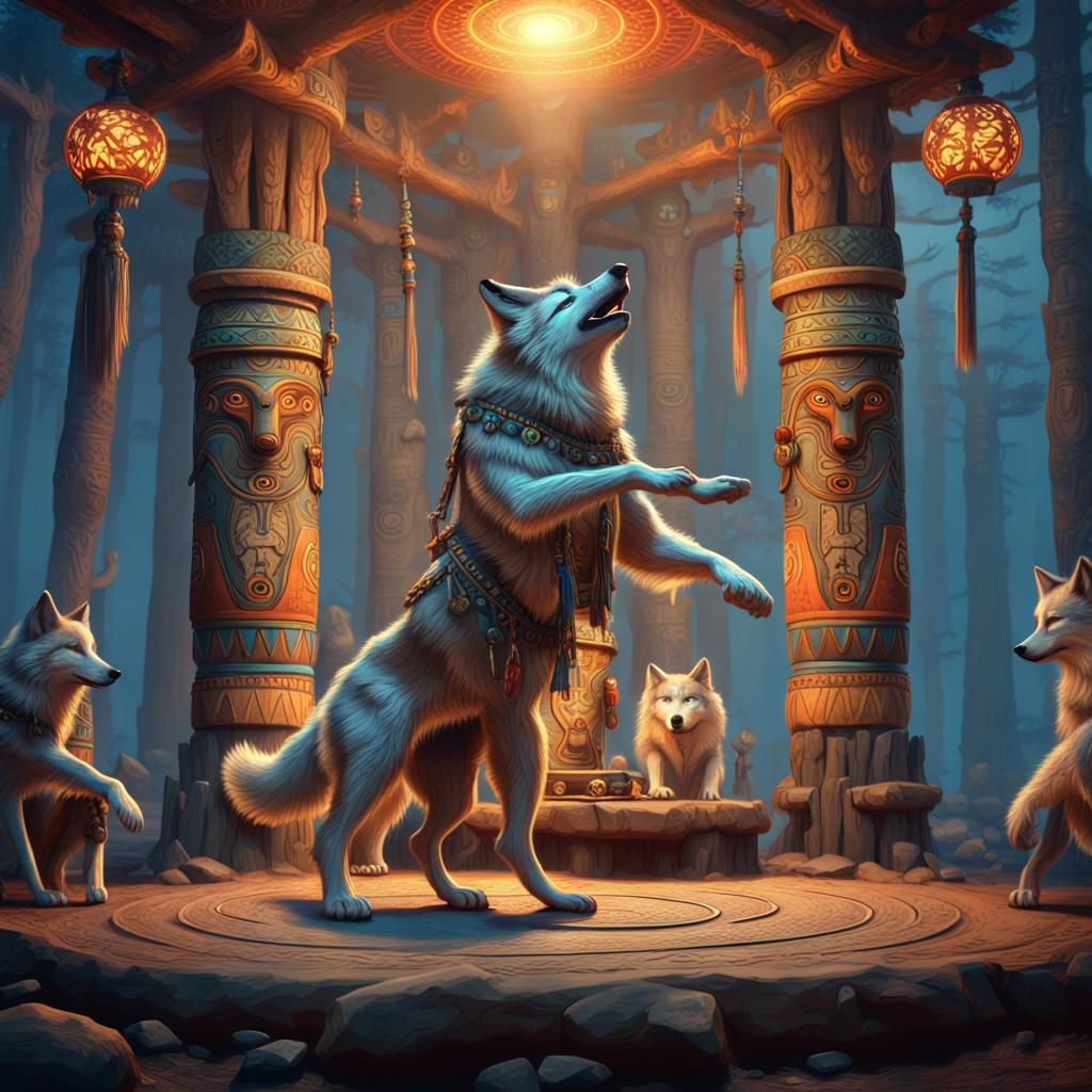 shaman dance spirit - AI Generated Artwork - NightCafe Creator