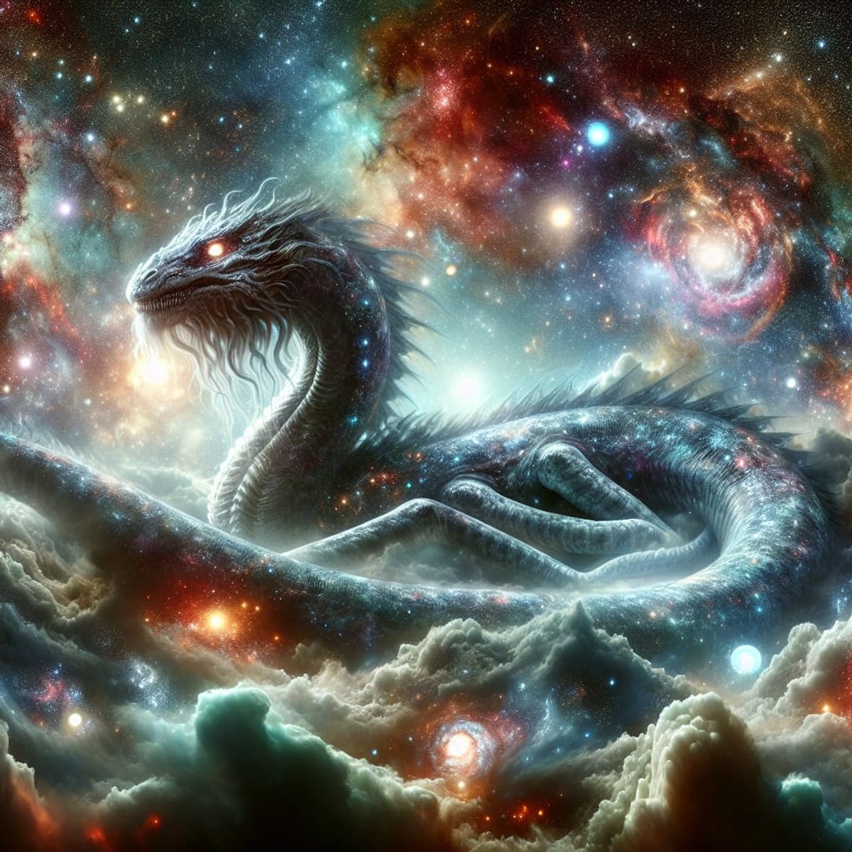 Cosmic Leviathan - AI Generated Artwork - NightCafe Creator