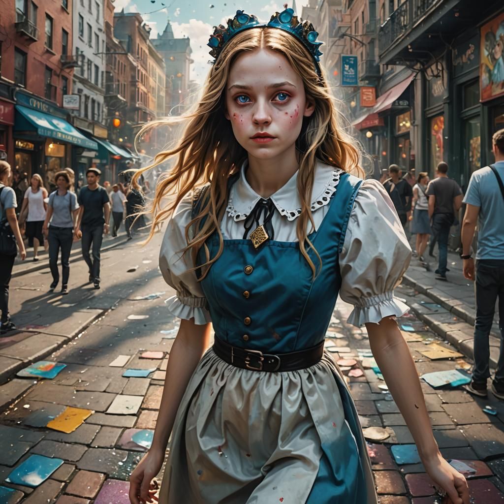 Not in Wonderland Anymore - AI Generated Artwork - NightCafe Creator