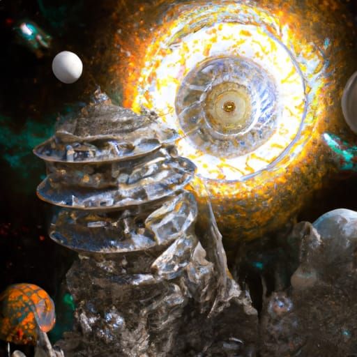 A Dyson sphere harnessing the power of a star. - AI Generated Artwork ...