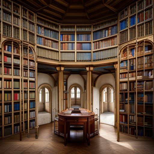 A Kings Library - AI Generated Artwork - NightCafe Creator