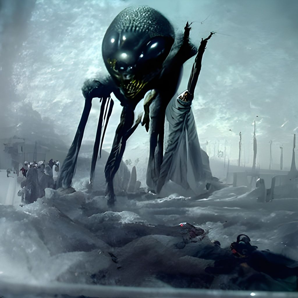 aliens invading earth - AI Generated Artwork - NightCafe Creator