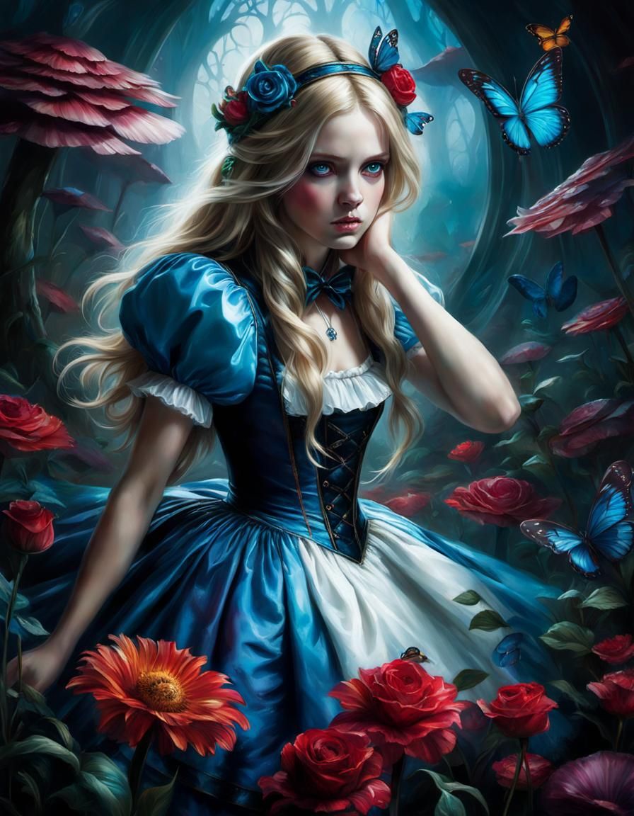 Lost Alice - AI Generated Artwork - NightCafe Creator