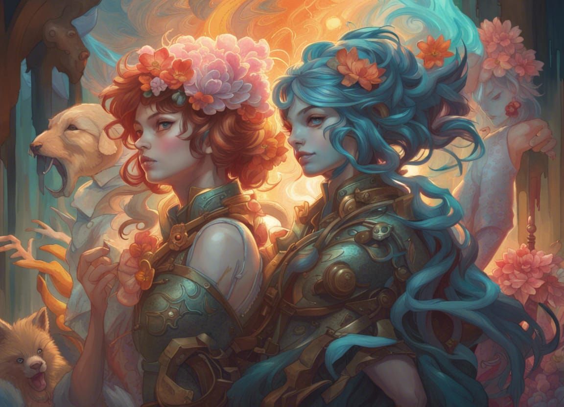 Avatar Girls - AI Generated Artwork - NightCafe Creator