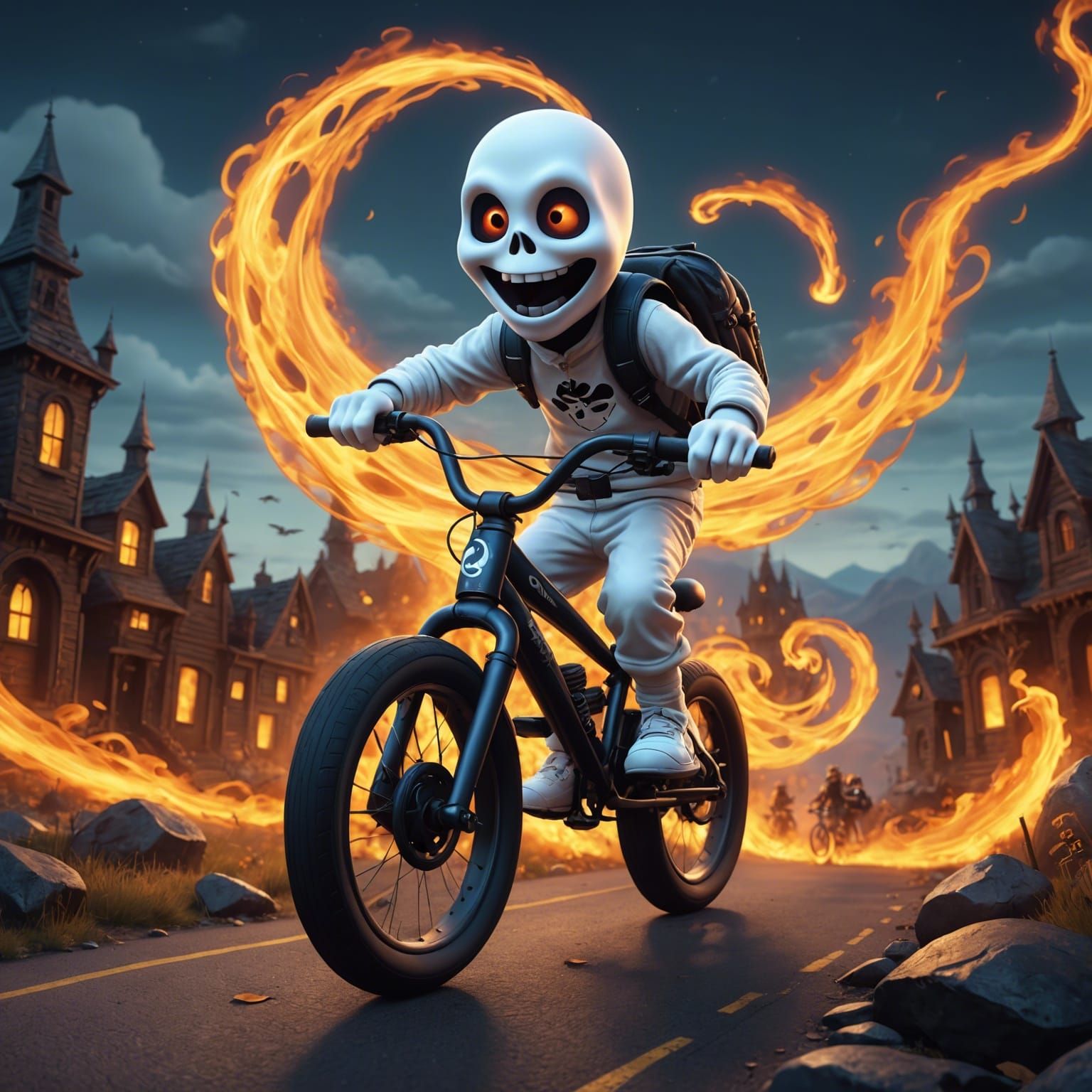 Ghost rider - AI Generated Artwork - NightCafe Creator