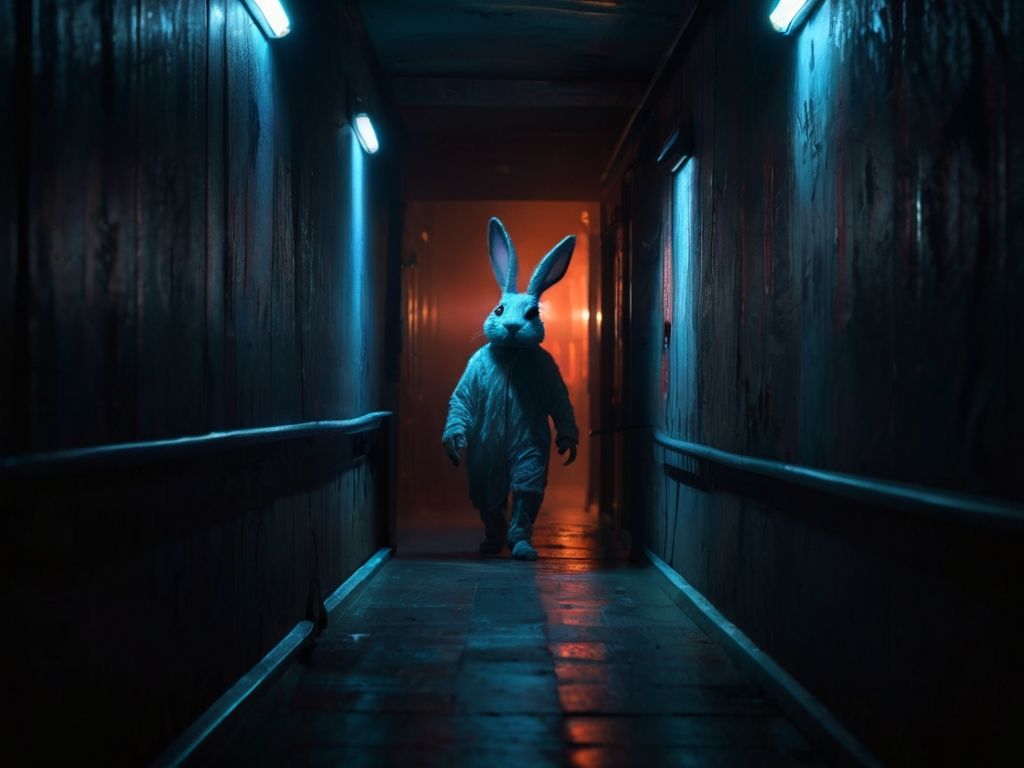 Rabbit in the club - AI Generated Artwork - NightCafe Creator