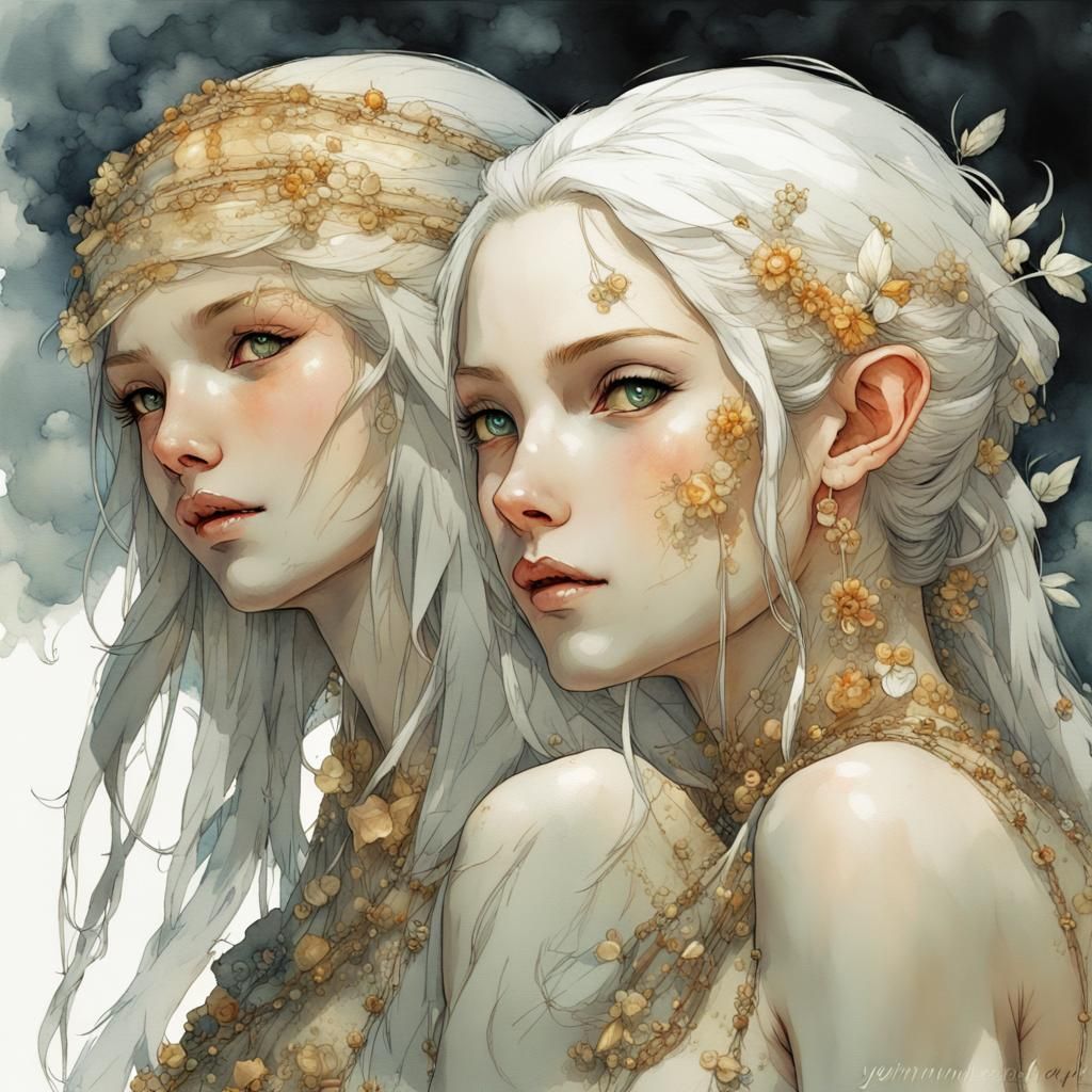 Ember elves - AI Generated Artwork - NightCafe Creator