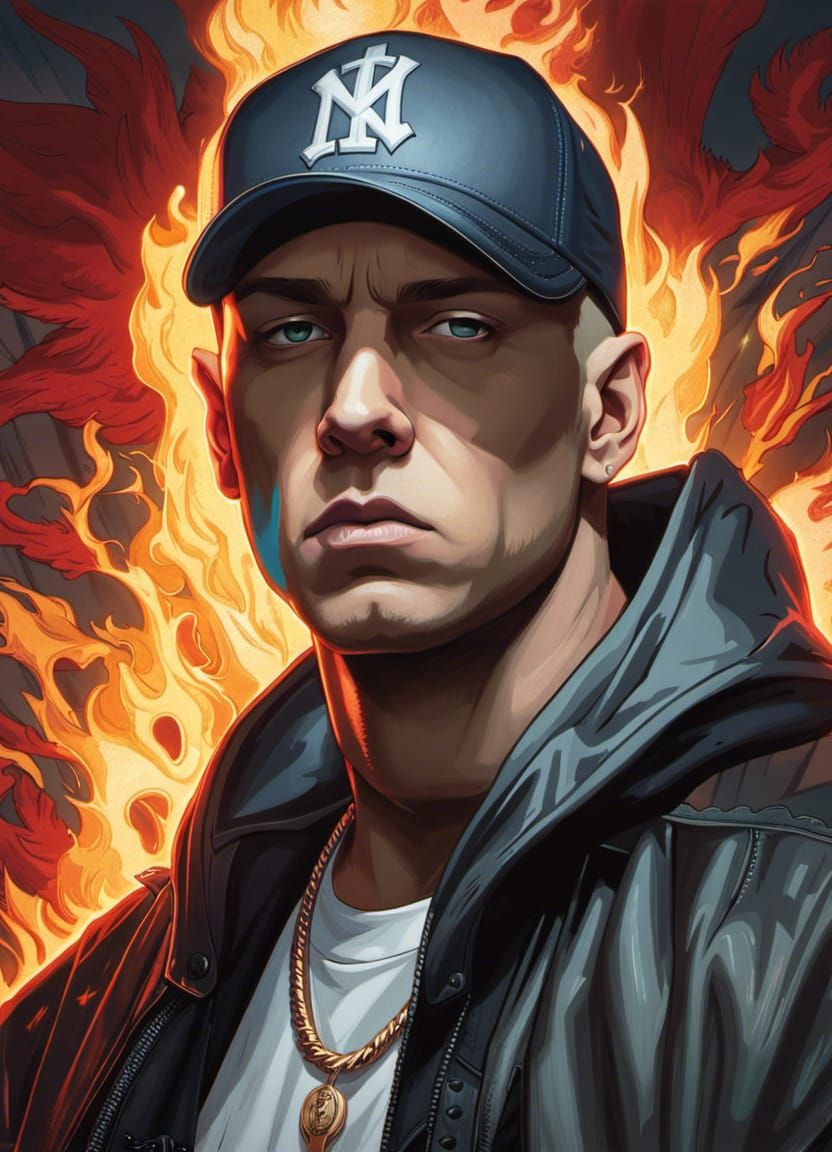 Rap God - AI Generated Artwork - NightCafe Creator