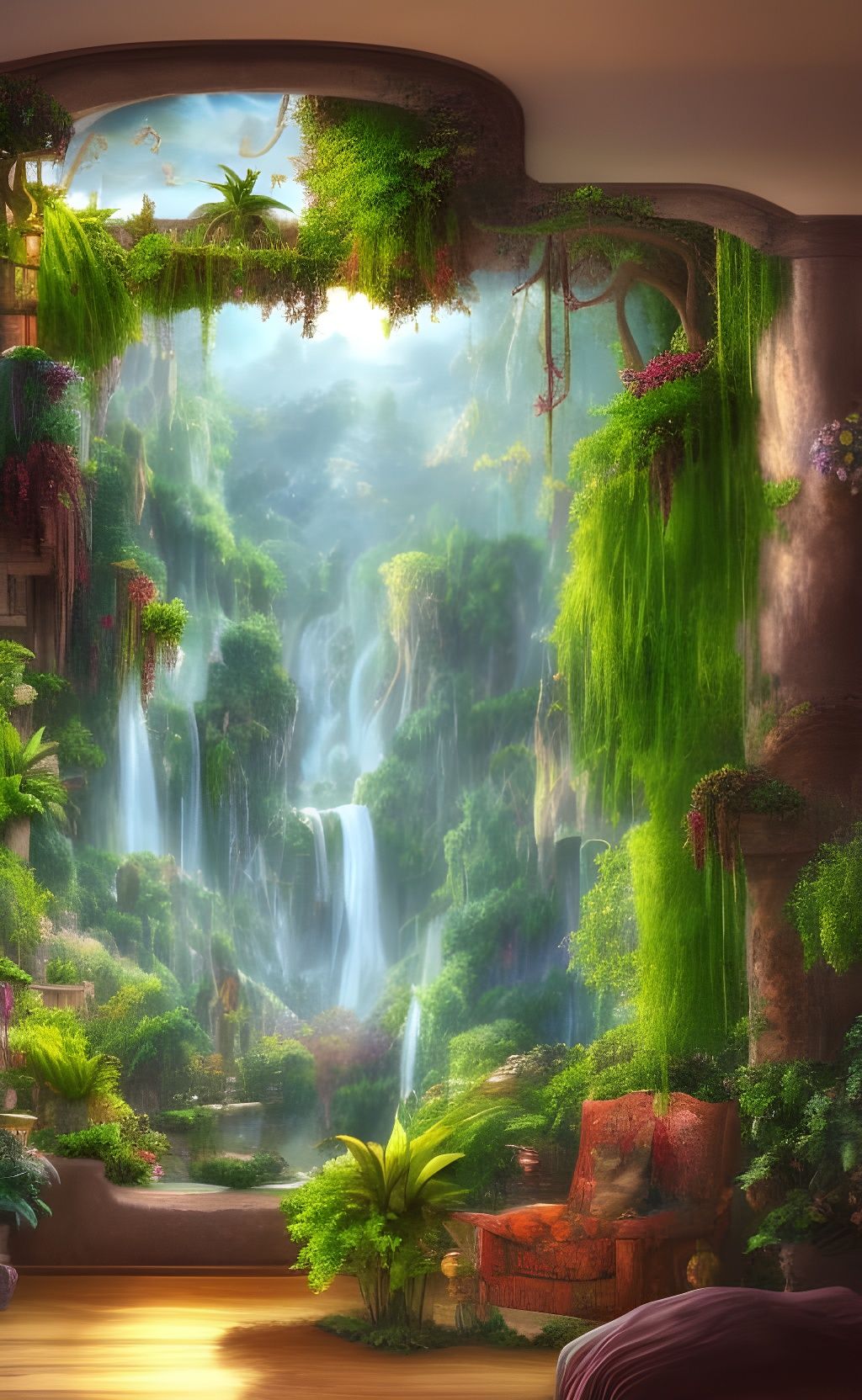 A Living Room - AI Generated Artwork - NightCafe Creator