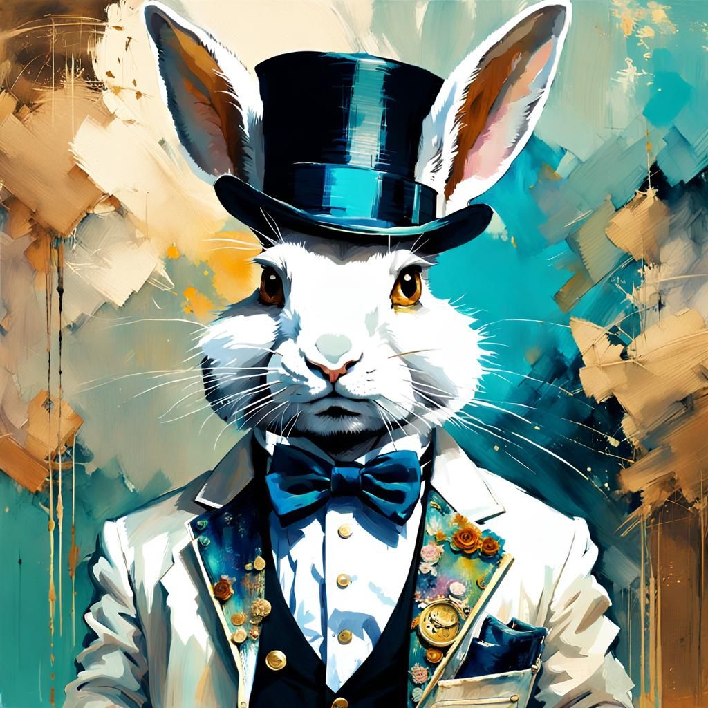 Mr. Rabbit - AI Generated Artwork - NightCafe Creator