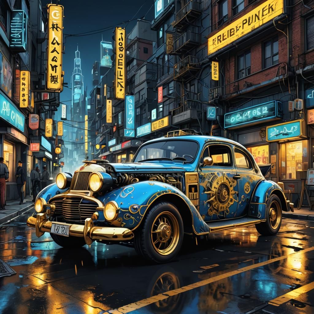 Exotic Retro Car - AI Generated Artwork - NightCafe Creator