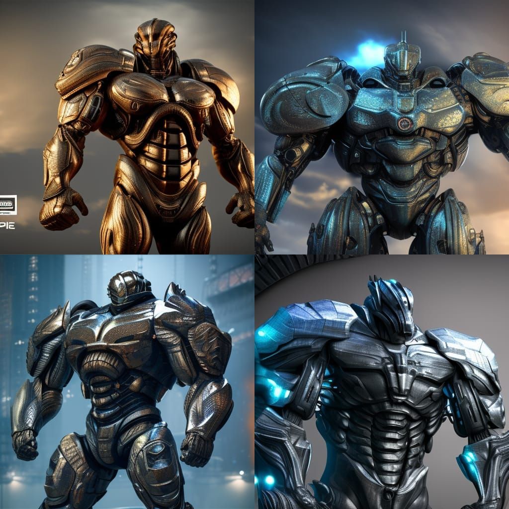 intricate Pacific Rim Style details, full body view, level shot, 8K ...