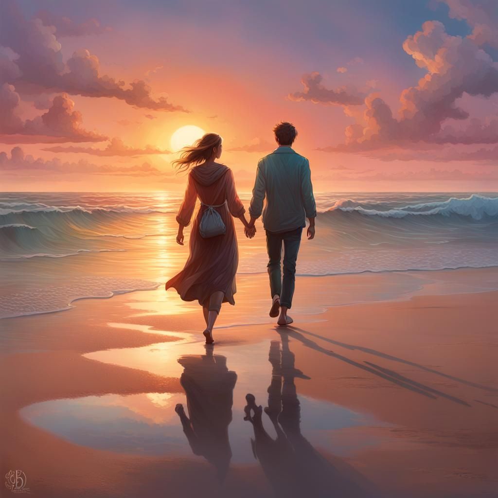 Sunset - AI Generated Artwork - NightCafe Creator