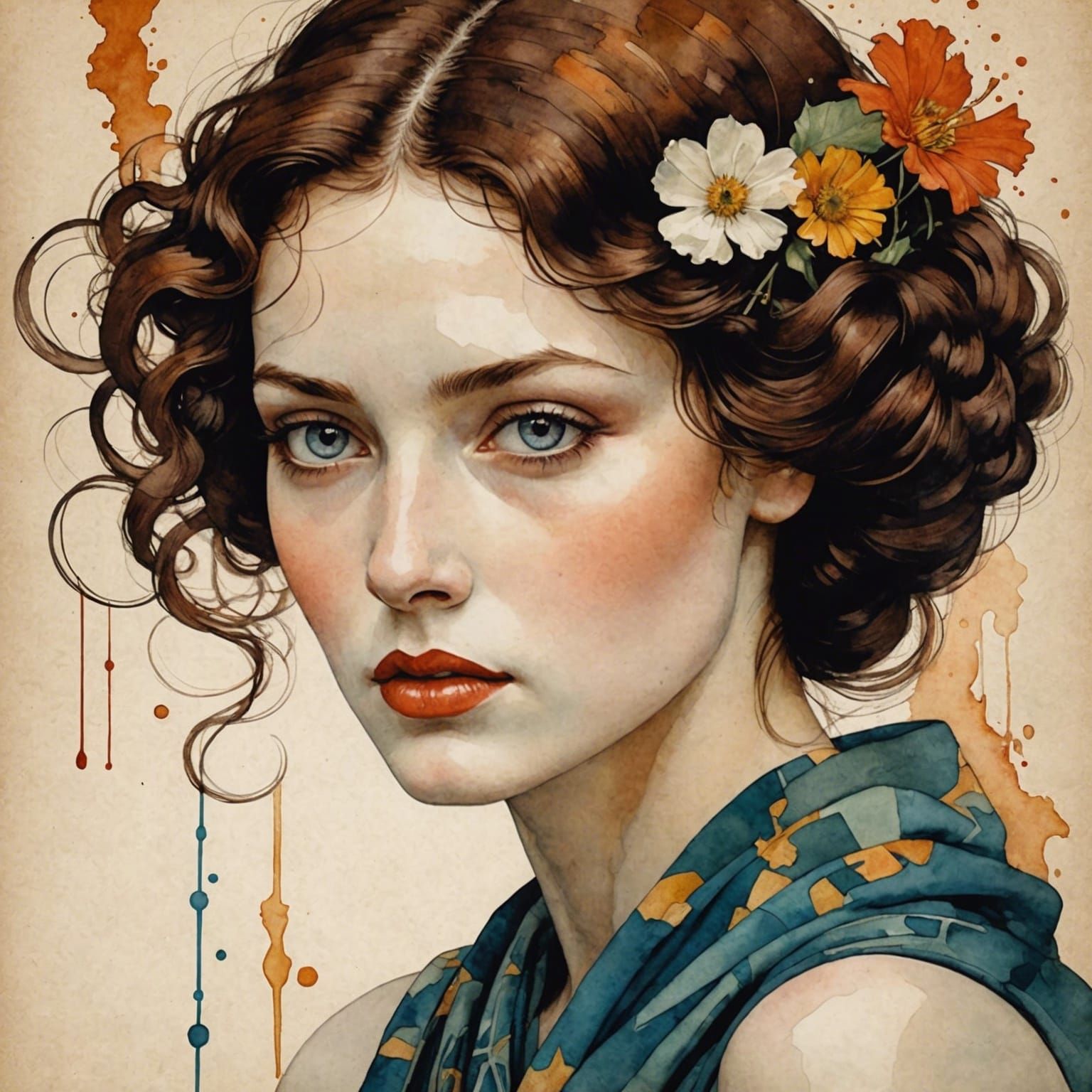 Beautiful woman - Evolved (aka, version #2) - AI Generated Artwork ...