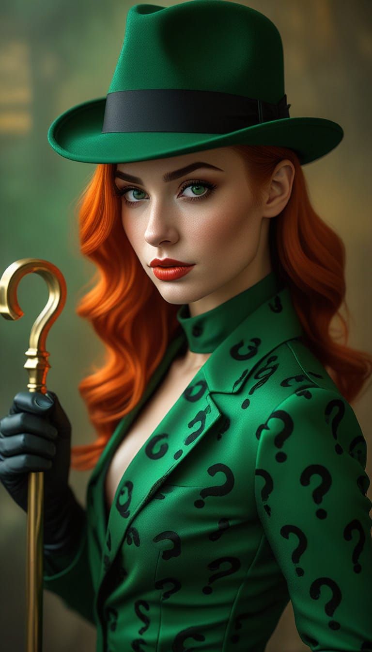 Female version of The Riddler - Female version of The Riddle...