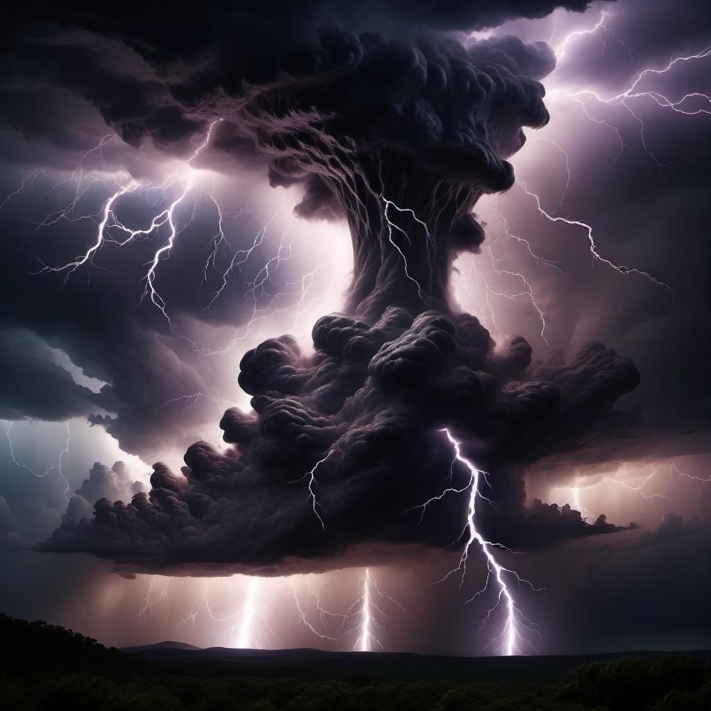 The Storm ⛈🌫⛈ - AI Generated Artwork - NightCafe Creator