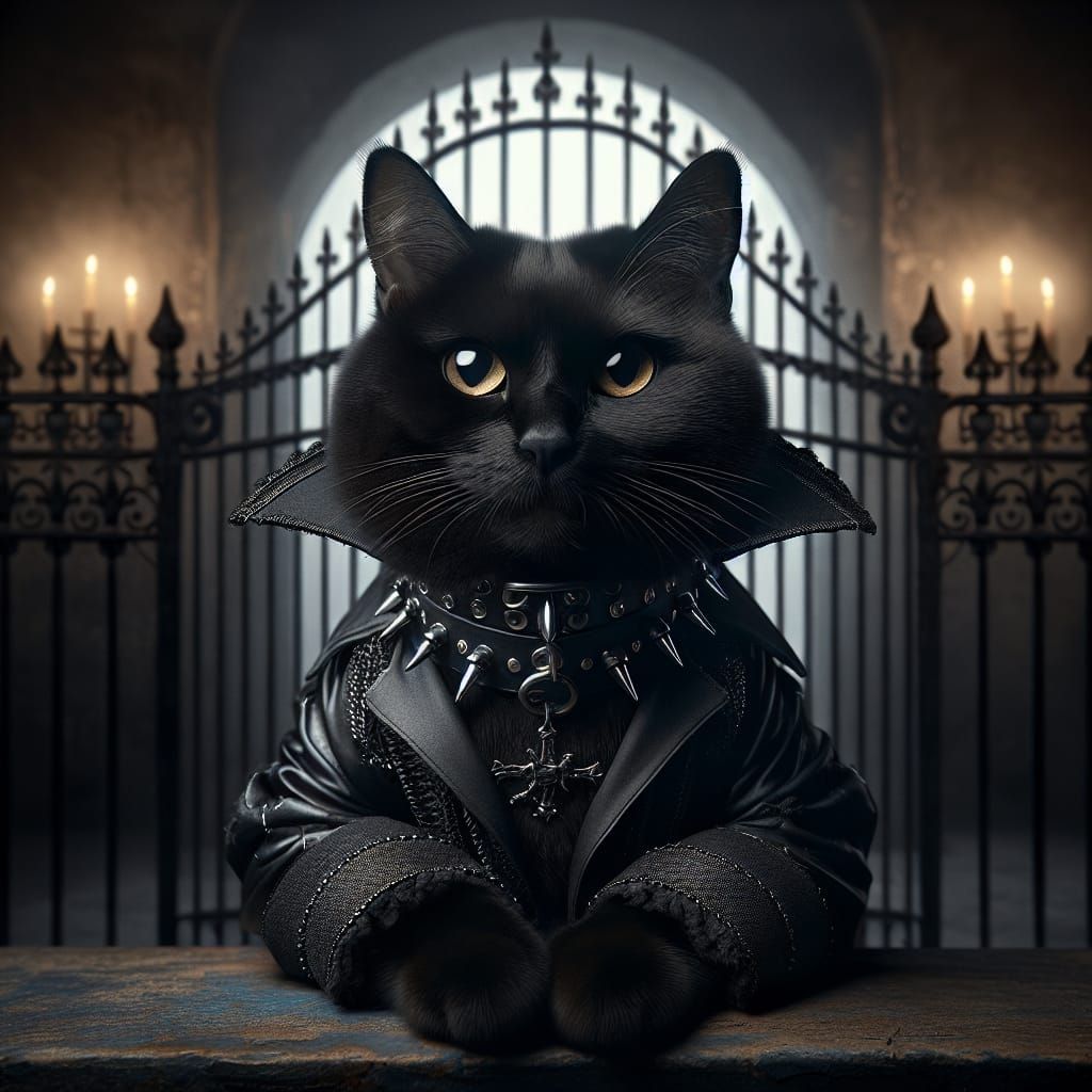 Goth cat - Goth cat