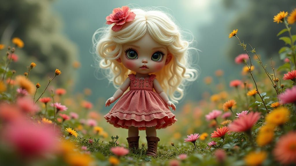 Grumpy Little Ms HyperGriff by Beryl Pearl Griffin