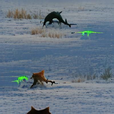 hunter getting hunted - AI Generated Artwork - NightCafe Creator