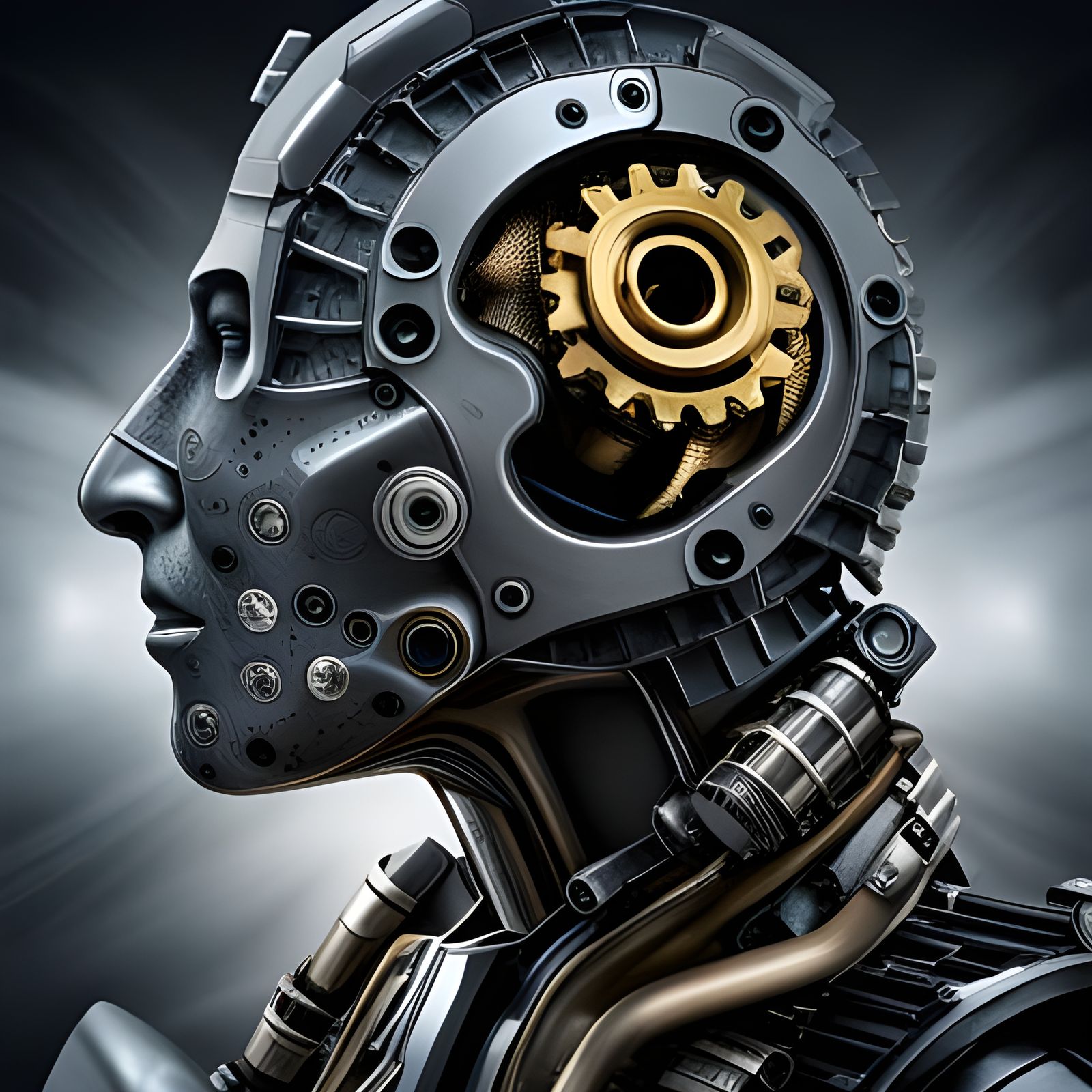 Gear Head - AI Generated Artwork - NightCafe Creator