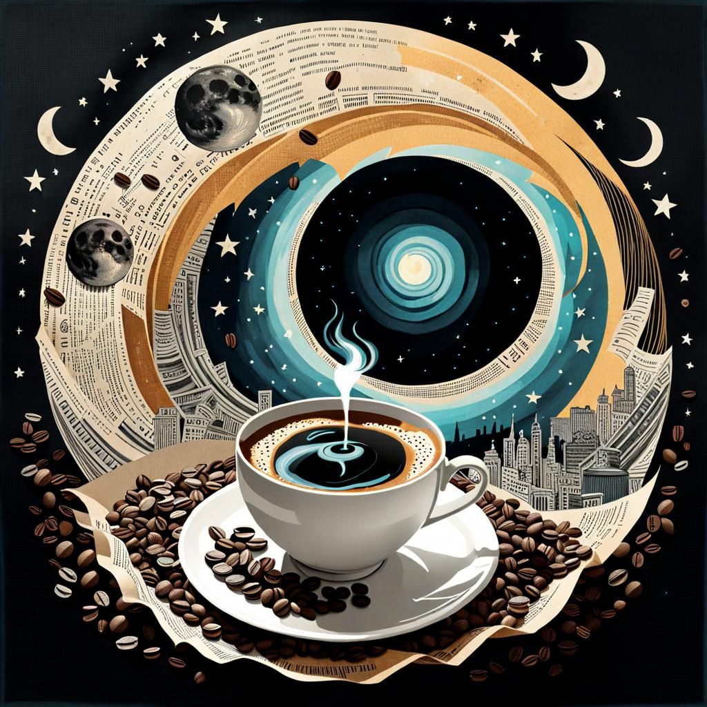 A Cup of Night Café - AI Generated Artwork - NightCafe Creator