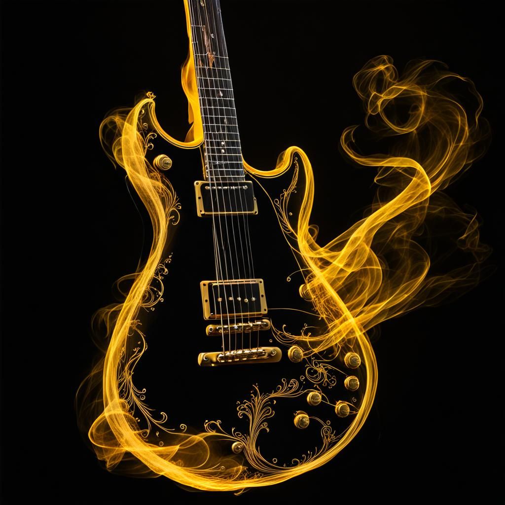 Guitar - AI Generated Artwork - NightCafe Creator