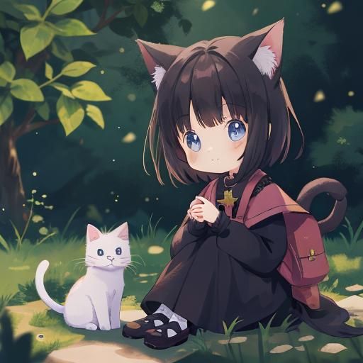 Meow time - AI Generated Artwork - NightCafe Creator