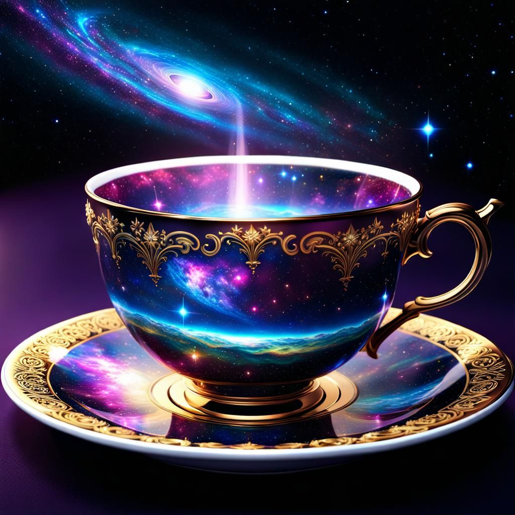 Celestial Tea... - AI Generated Artwork - NightCafe Creator