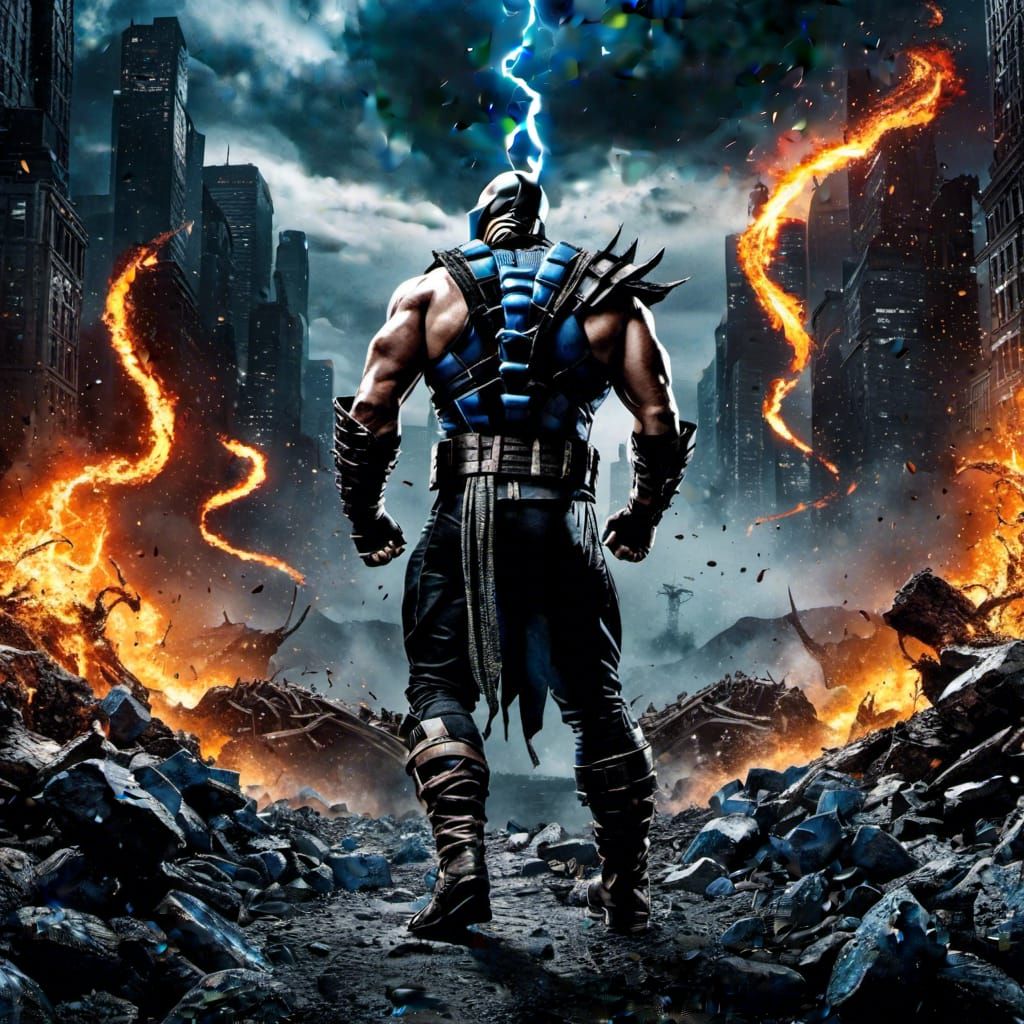 Bane is Sub-zero - AI Generated Artwork - NightCafe Creator