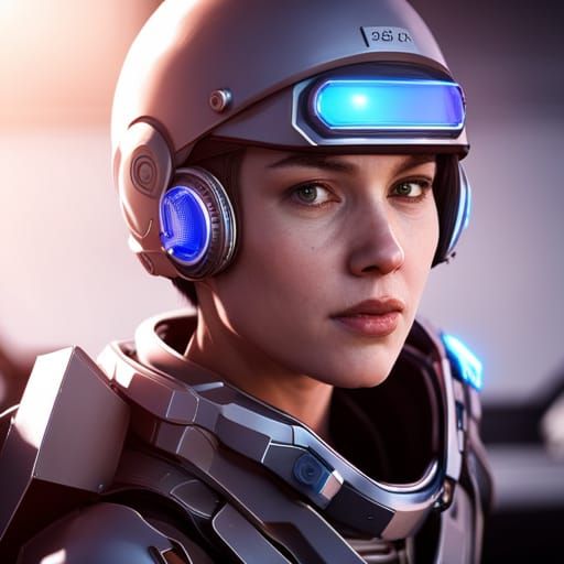 Cyber Cop - AI Generated Artwork - NightCafe Creator