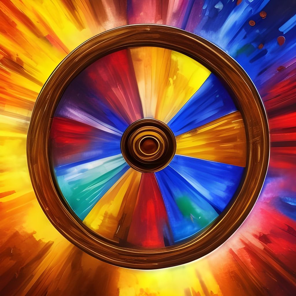 A wheel of seasons, - AI Generated Artwork - NightCafe Creator